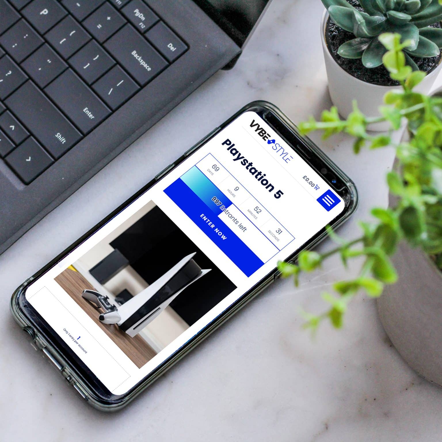 🎉 UK Raffle Competition Site Builder | Design Hero