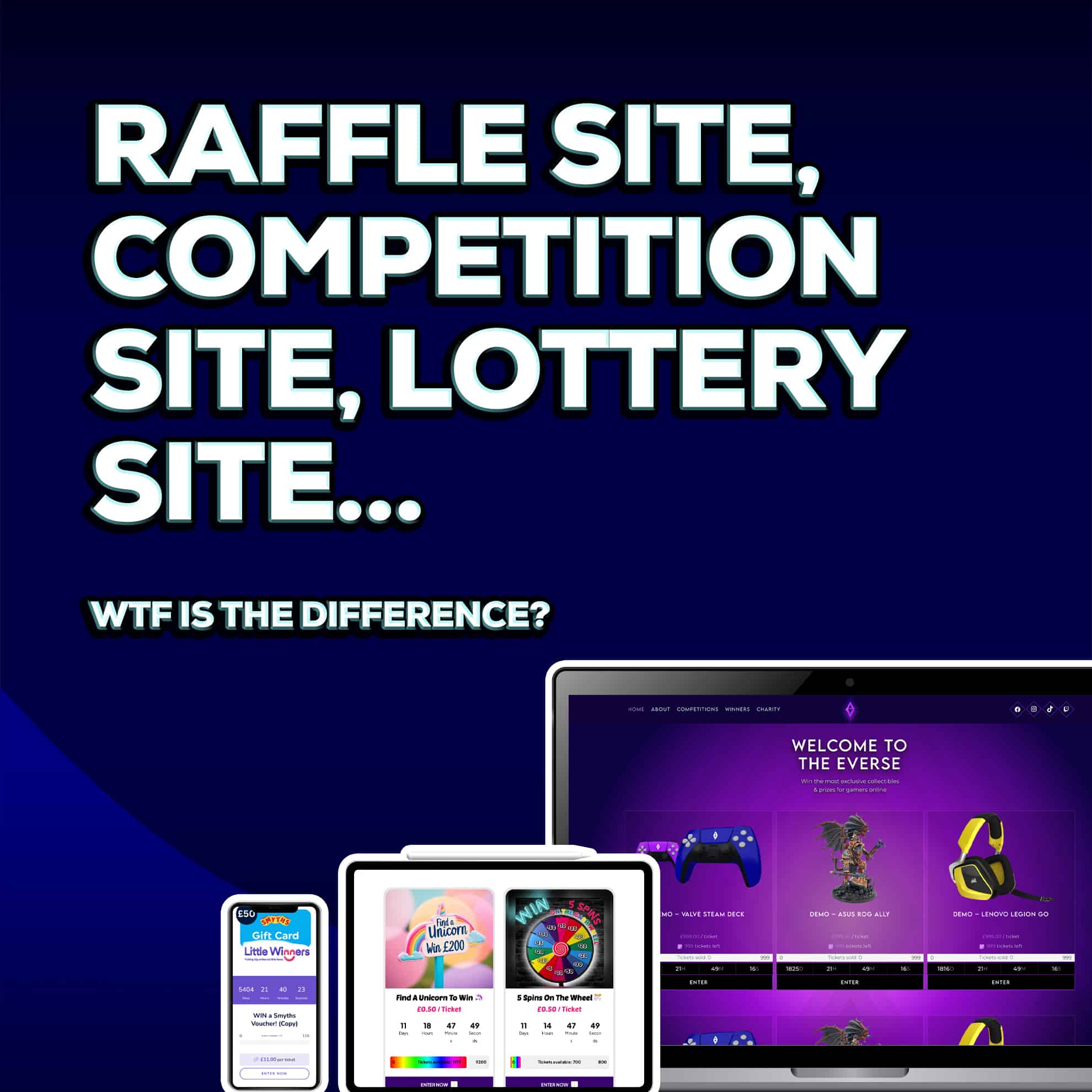 Raffle Site, Competition Site, Lottery Site... WTF Is The Difference ...